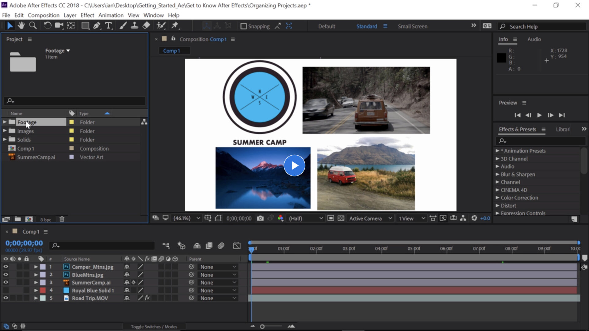 35h de Motion Design avec After Effects (Maitrise) – 35 HEURES – ABF STUDIO